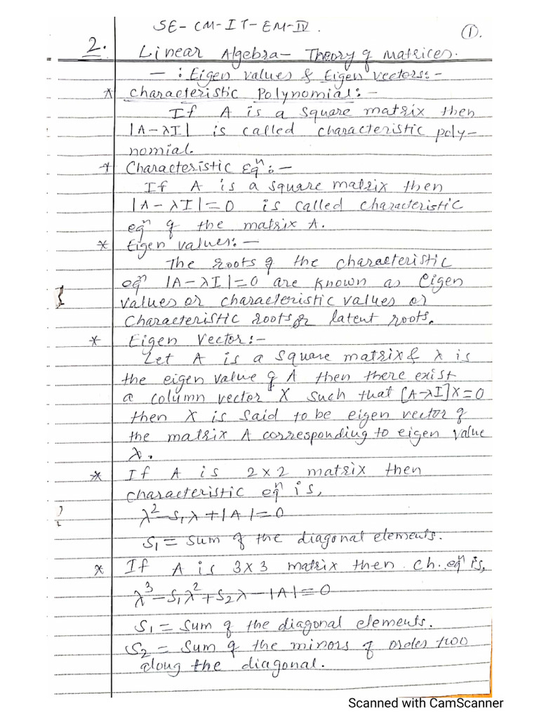 Linear Algebra-Theory of Matrices | PDF