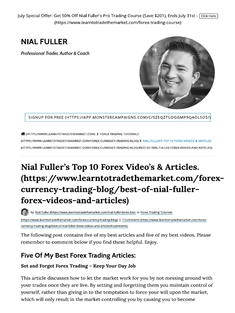 Best of Nial Fuller - S Videos and Articl... Ex Lessons Learn To Trade ...