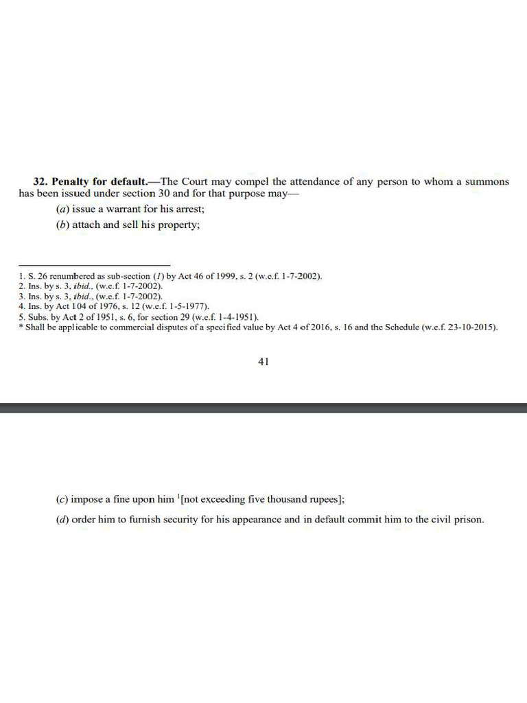 Section 32 of CPC, 1908 | PDF