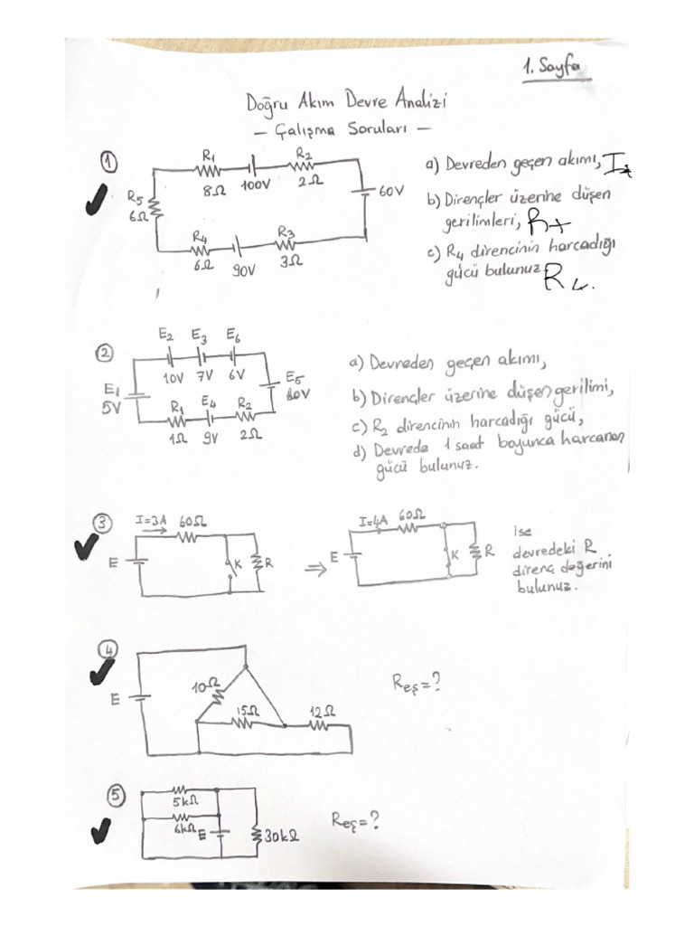 Dogru Akim Devre Analizi 2 | PDF