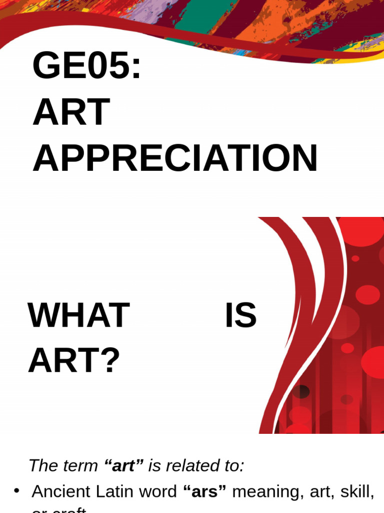 Understanding Art and Its Appreciation | PDF | Impressionism | Paul Cézanne