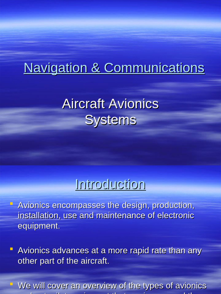 Aircraft Avionics: Navigation & Communication | PDF | Transponder (Aeronautics) | Radio