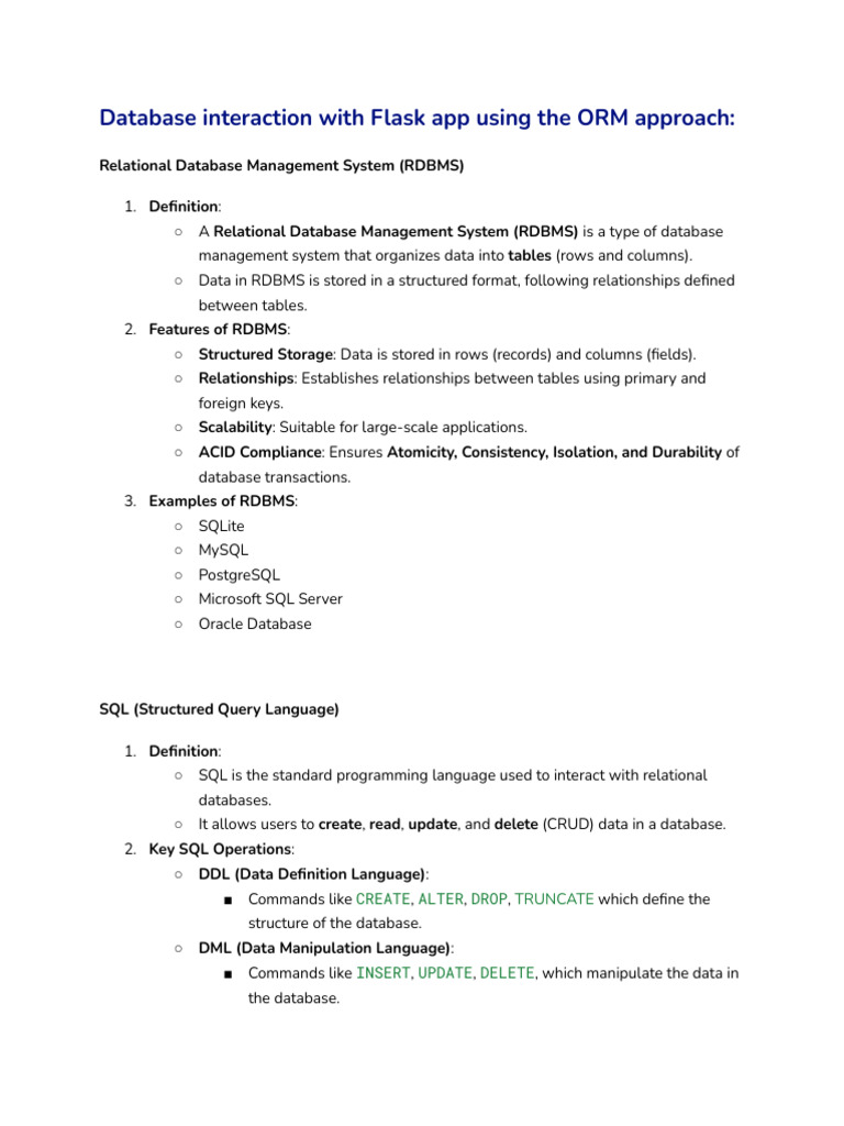 Database Management SQLite and CRUD-part-IV | PDF | Sql | Relational Database