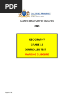 Grade 12 Geography Mapwork Task | PDF | Topography | Geographic ...
