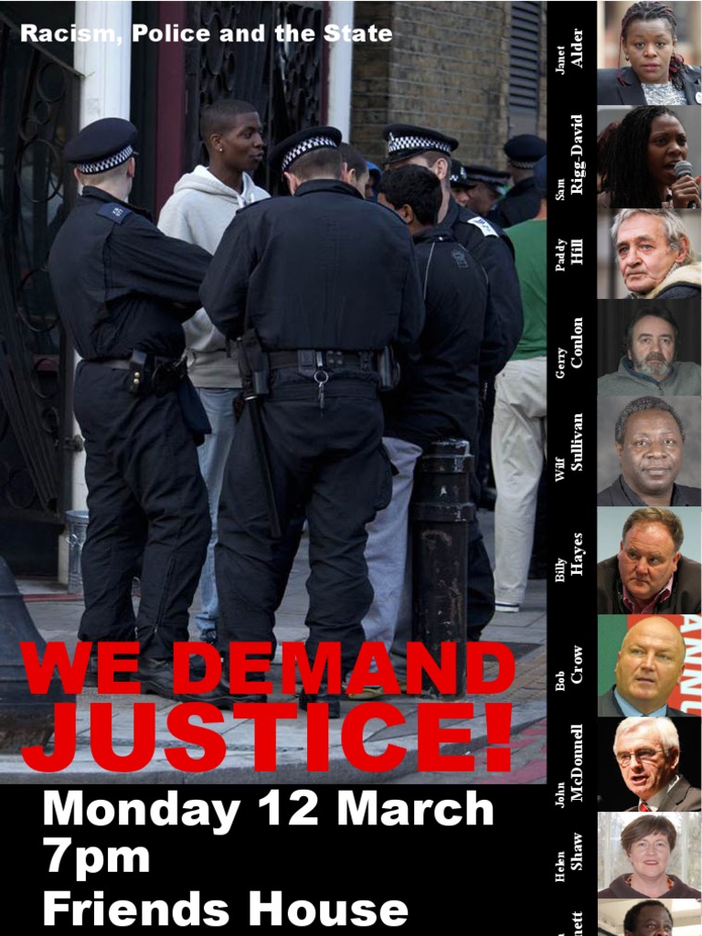 Justice Meeting Leaflet Final-1 | PDF | Law Enforcement | Crime & Violence