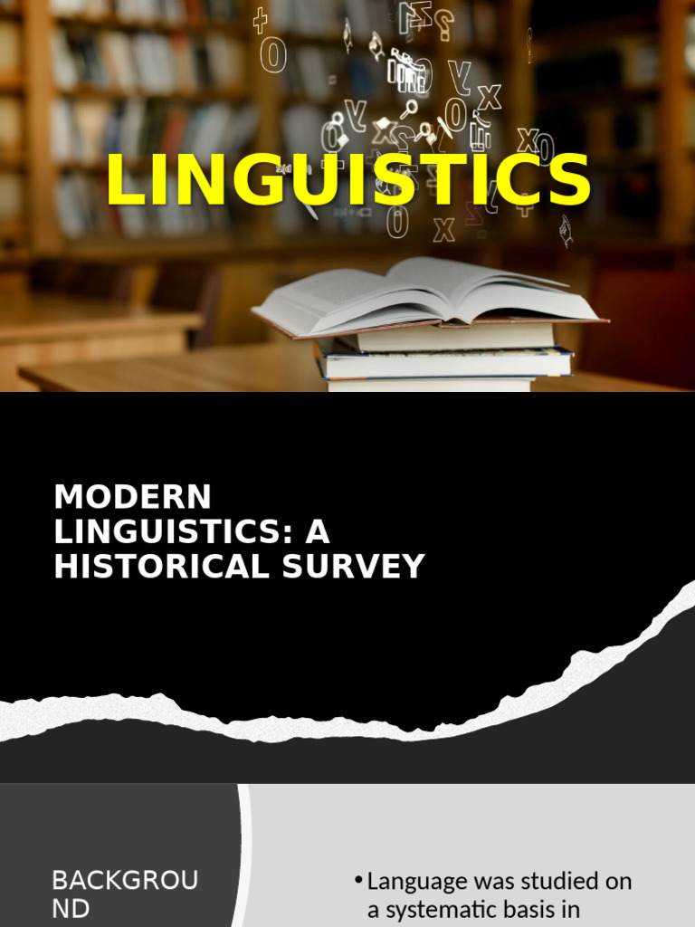 Modern Linguistics Survey | PDF | Linguistics | English Language