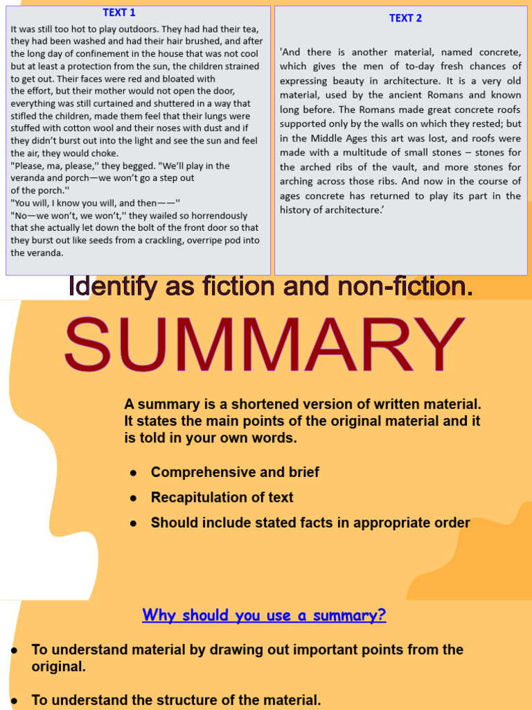 Summary Writing Deck | PDF | Porch