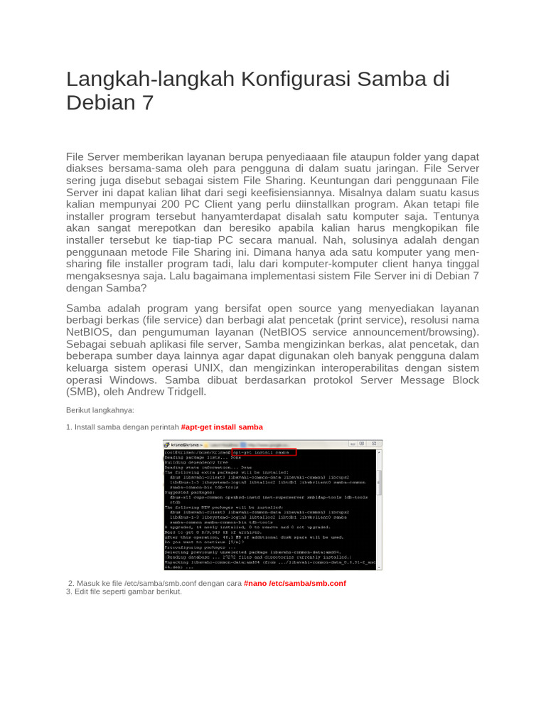 Cara Membuat Samba | PDF