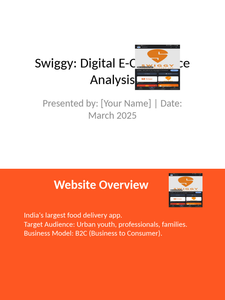 Swiggy Detailed 20 Slides Presentation | PDF | Computer Security | Security