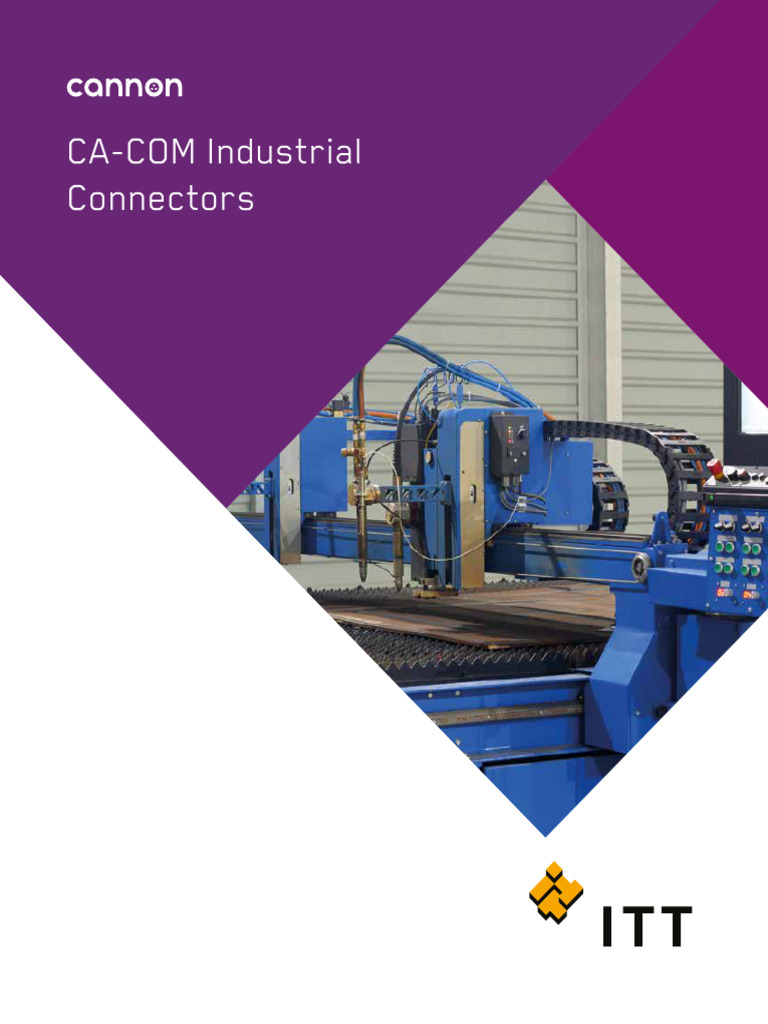 ITT Cannon CA COM Catalog | PDF | Electrical Connector | Manufactured Goods