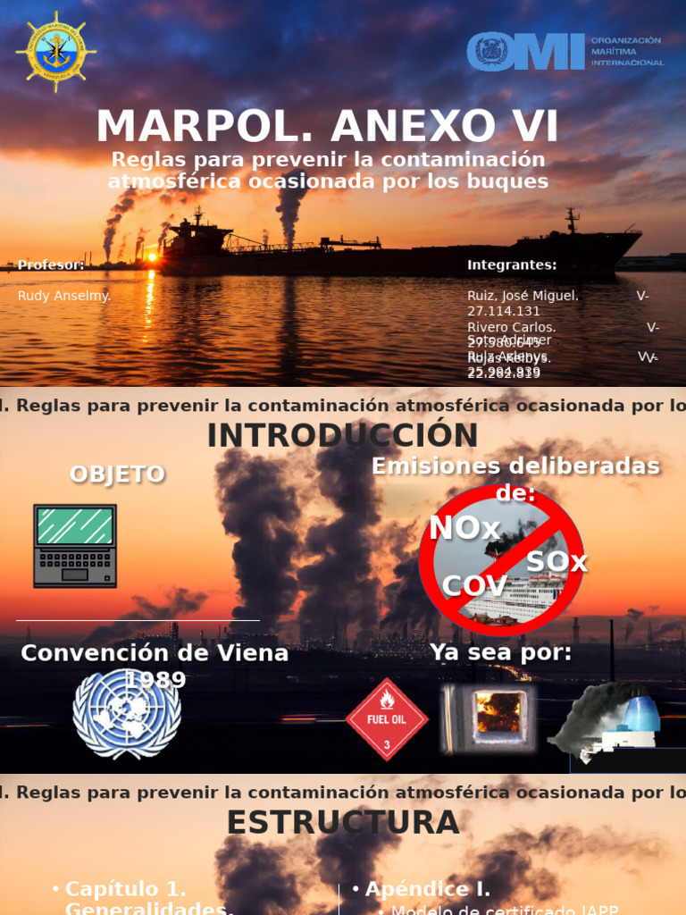 Marpol Anexo Vi | PDF | Contaminación | Cuestiones ambientales