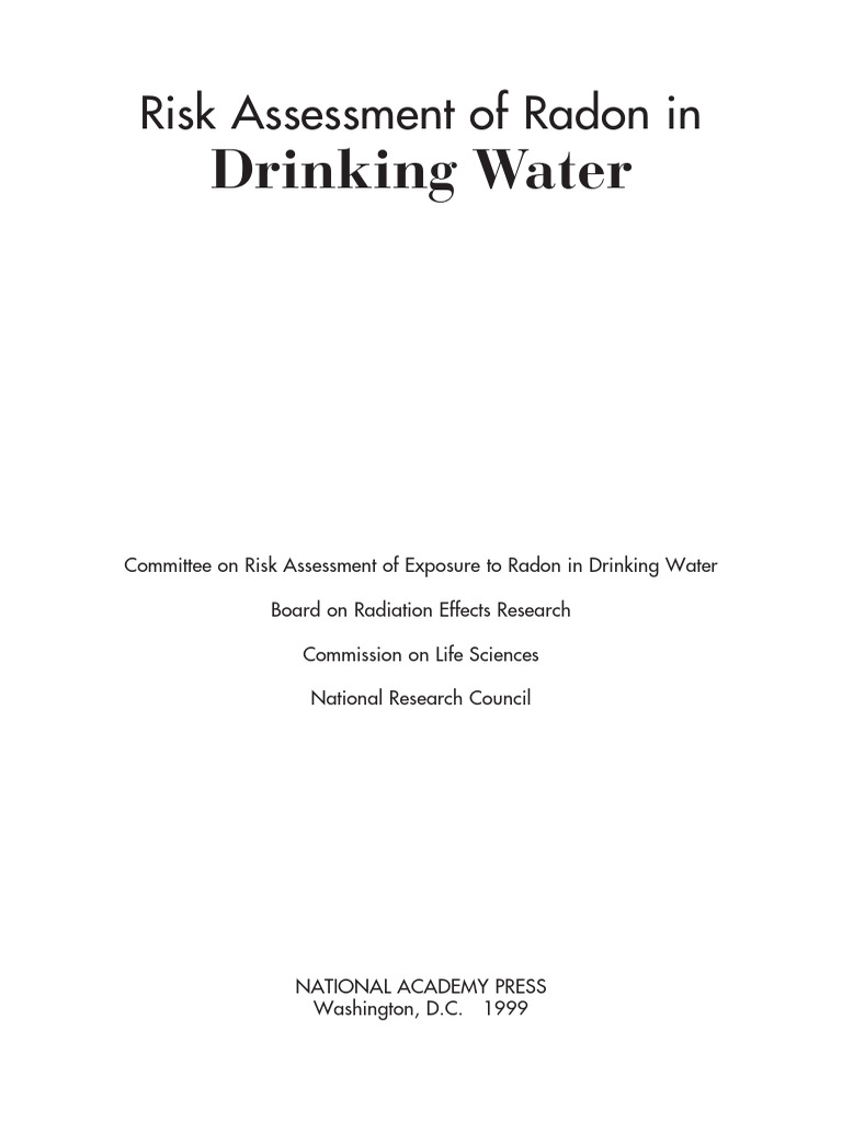 Committee On Risk Assessment of Exposure To Radon | PDF ...