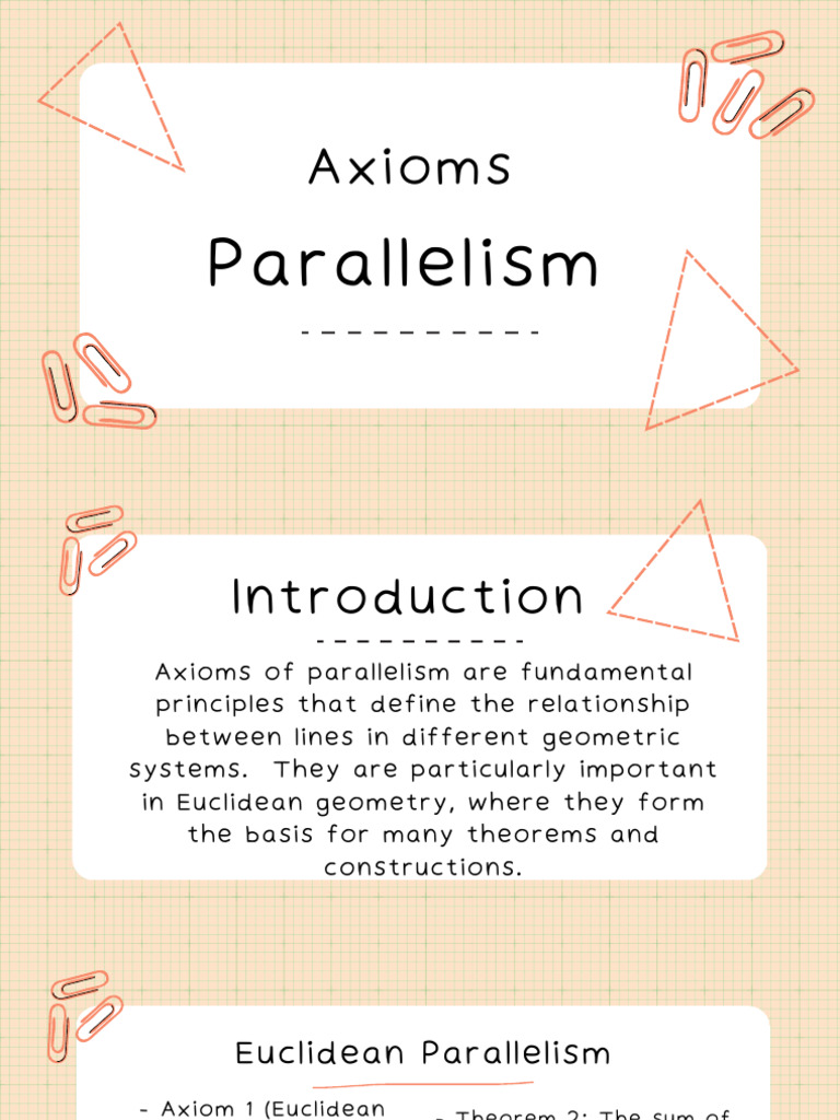 Axioms Parallelism | PDF