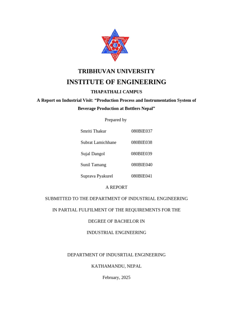 Bottlers Nepal Final Submission | PDF | The Coca Cola Company | Recycling