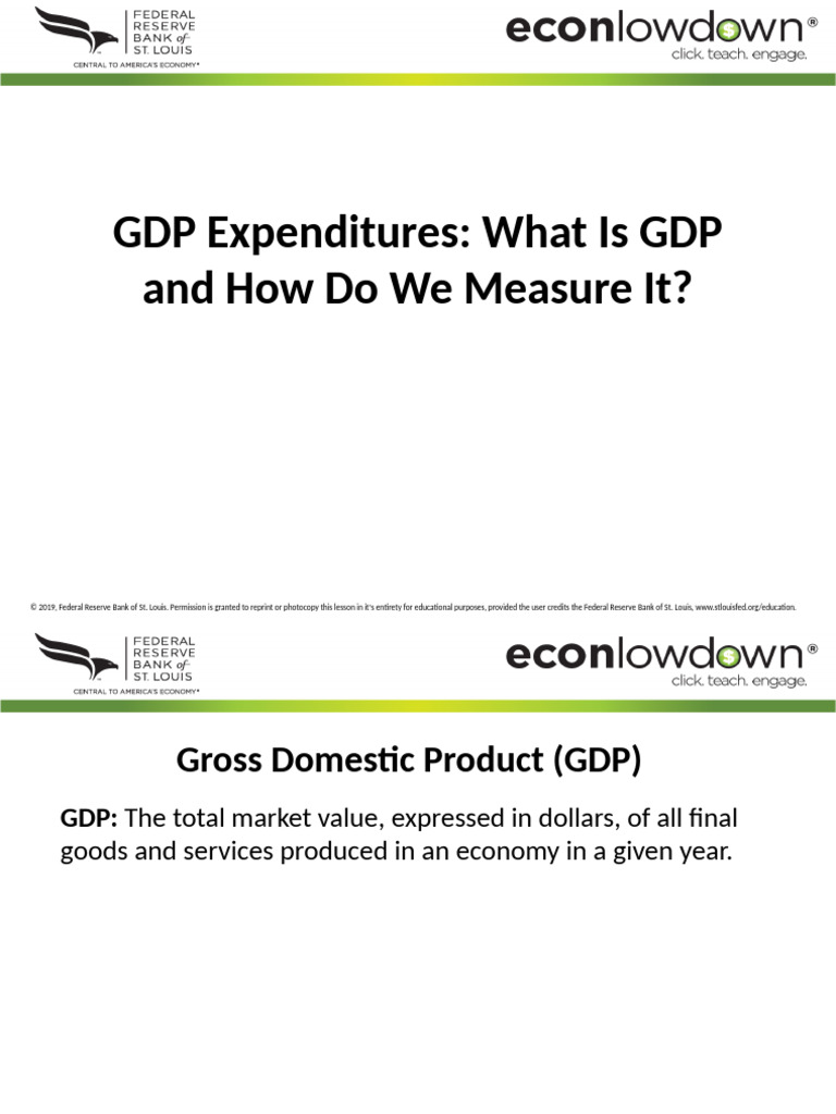 GDP Expenditures Equation | PDF | Gross Domestic Product | Recession