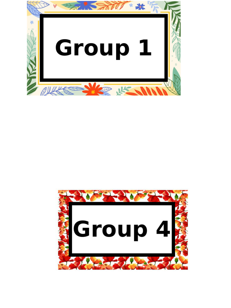 GROUPINGSLABEL | PDF