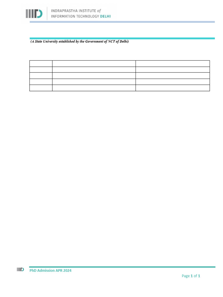 PhD Admission Results: Ujjal Timshina | PDF