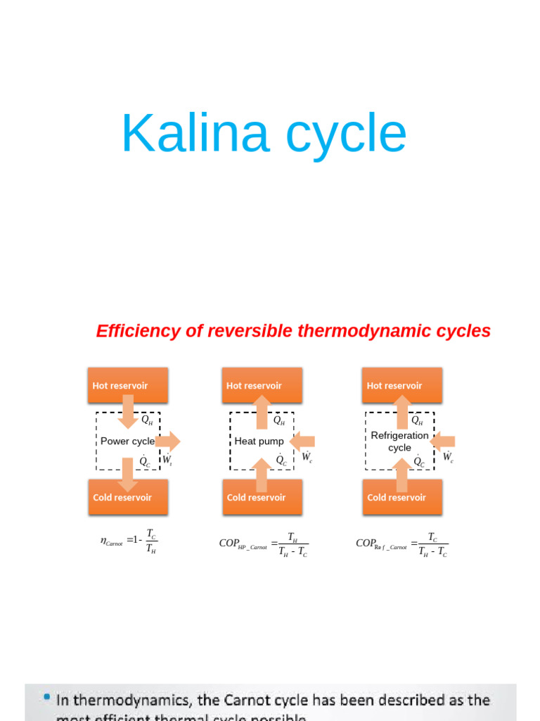 Kalina Cycle KGM | PDF
