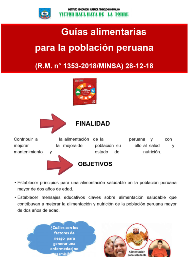 guias alimentarias | PDF | Alimentos | Dieta saludable