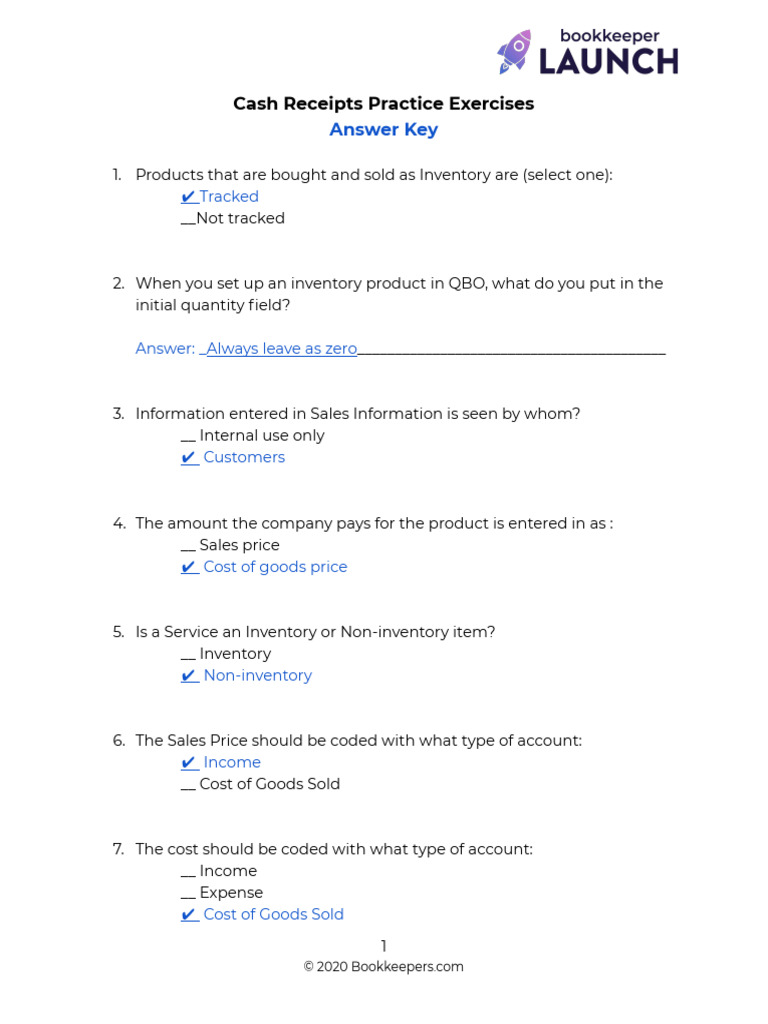 Cash Receipts Journal Exercises | PDF | Debits And Credits | Receipt