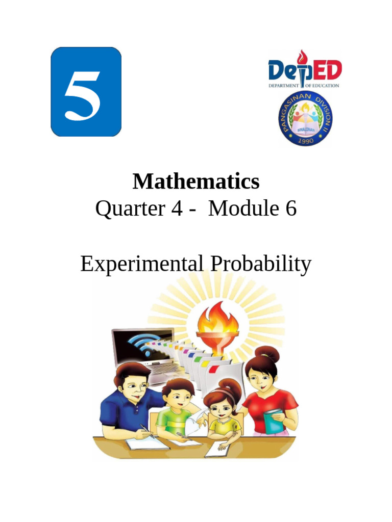Corrected Math5 Q4 Module6 Describing-Experimental-Probability | PDF | Probability | Odds