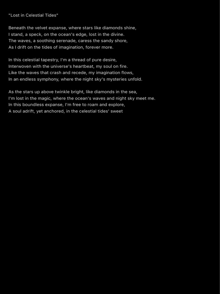 Lost in Celestial Tides | PDF