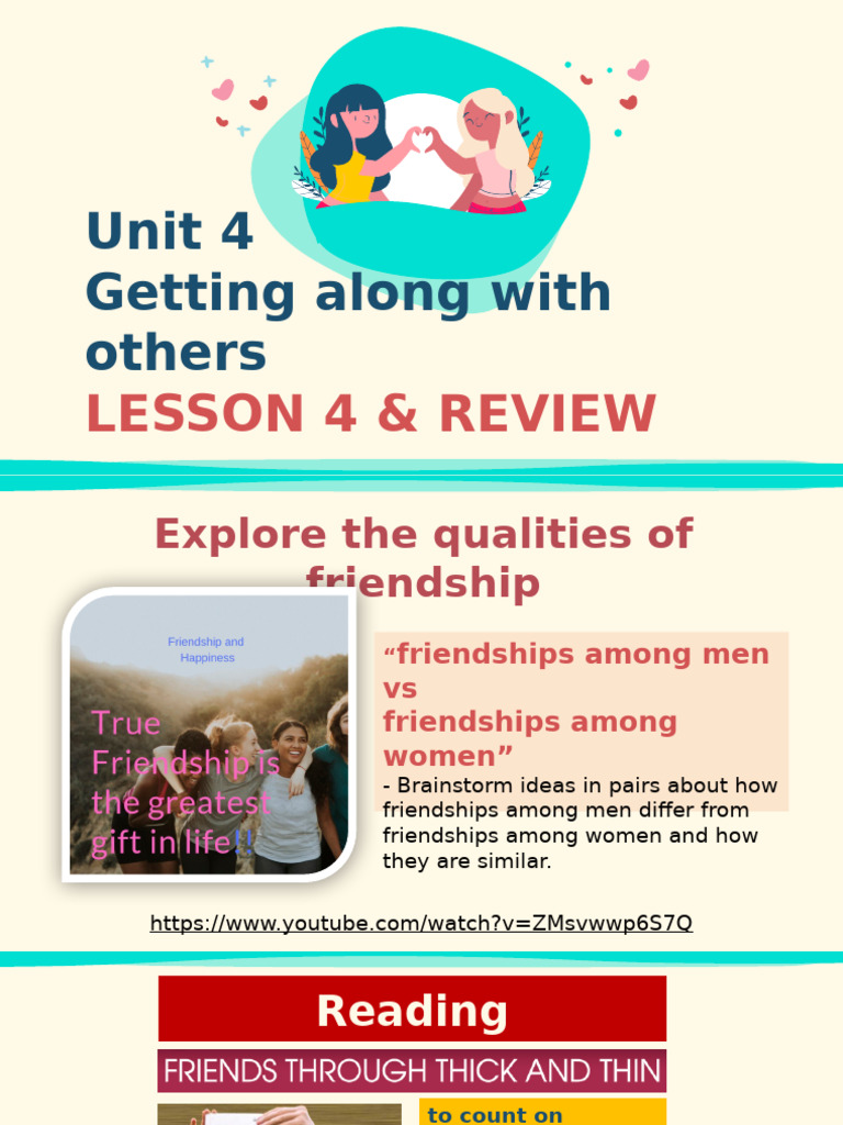 ENT503 - Unit 4 - Lesson 4 & Review | PDF | Reading Comprehension | Anger