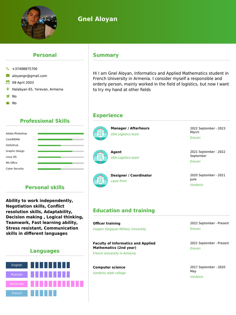 CV | PDF | Computing