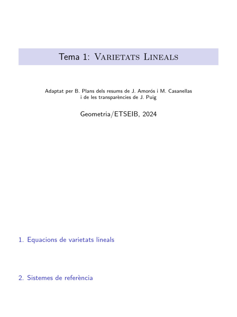 Geo Tema 1 | PDF