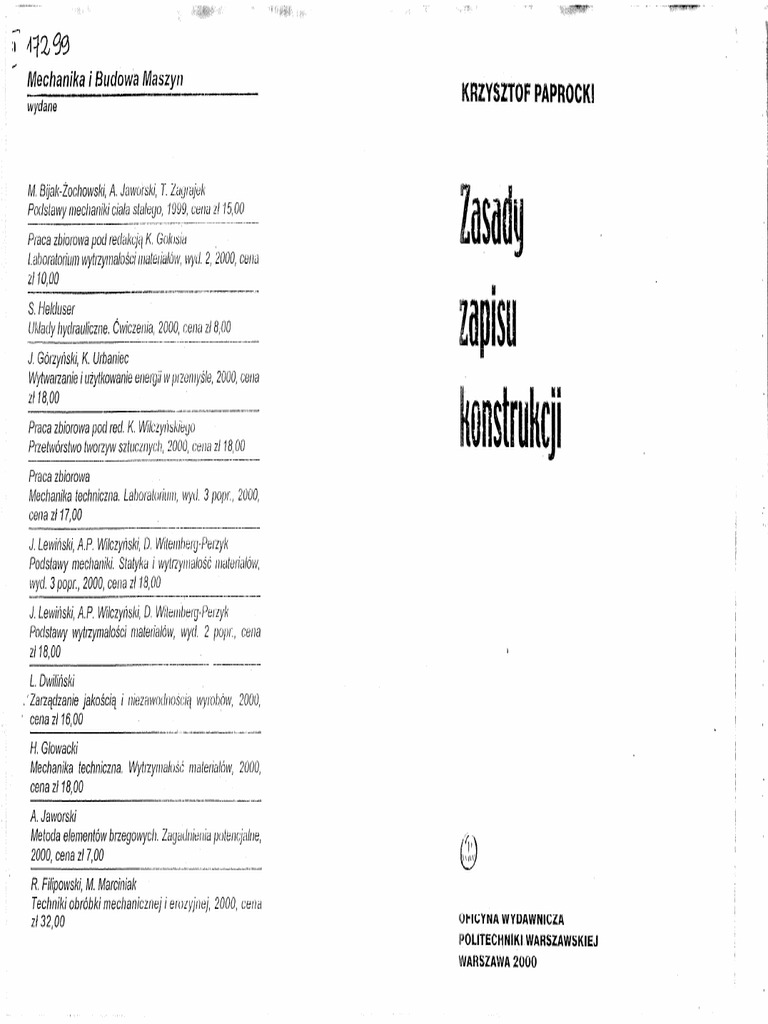 Zasady_zapisu_konstrukcji_K._Paprocki_Wawa2000 | PDF
