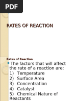 Worksheet - GCSE Factors Affecting Rate of Reaction | PDF | Reaction ...