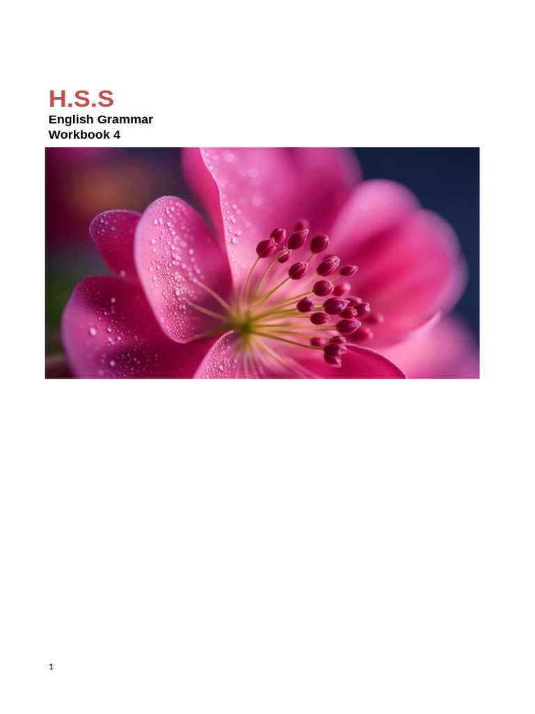 Workbook 4 | PDF | English Grammar | Part Of Speech