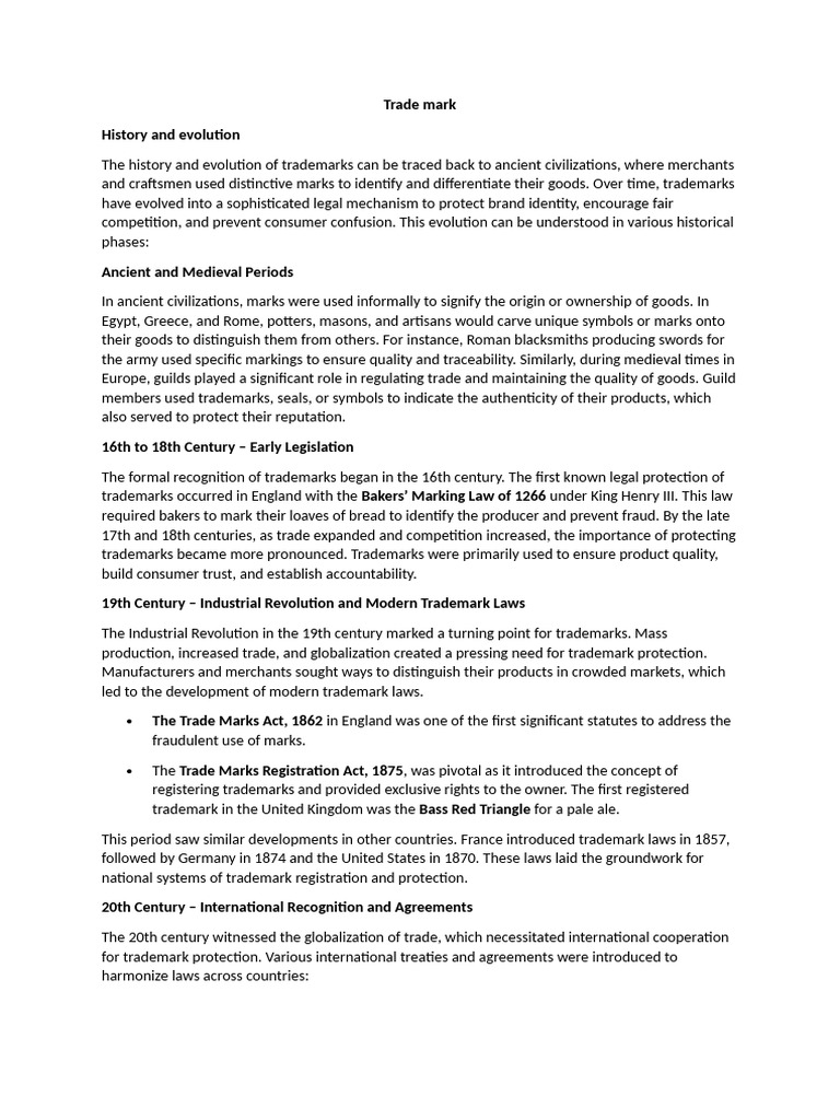 IPR - Unit 2 | PDF | Trademark | Domain Name