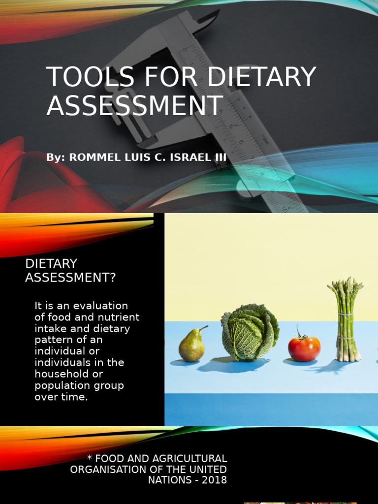 Tools For Dietary Assessment | PDF | Nutrition | Diet & Nutrition