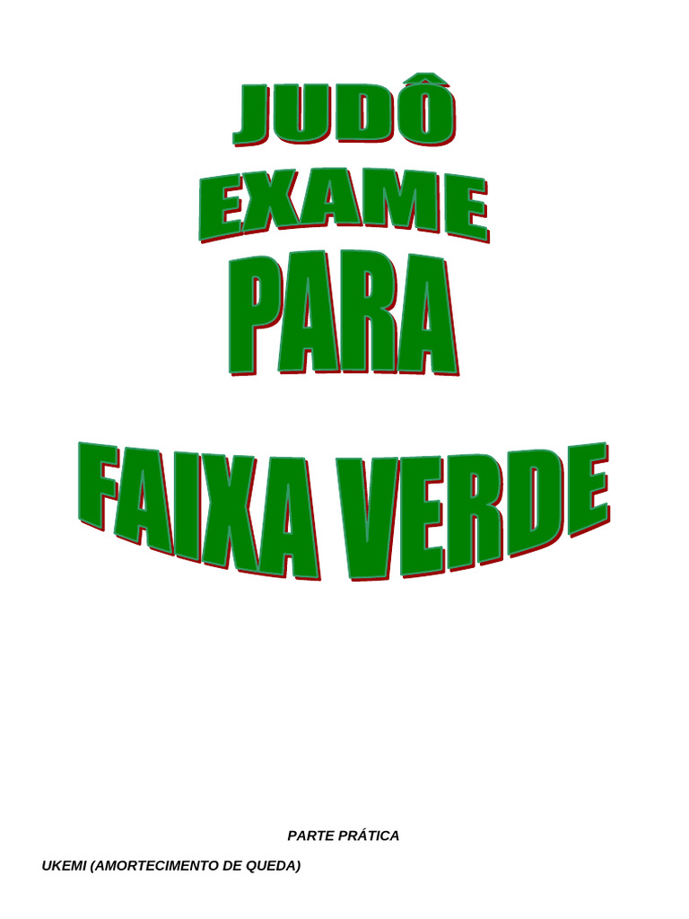 3º Kyu EXAME PARA FAIXA VERDE | PDF