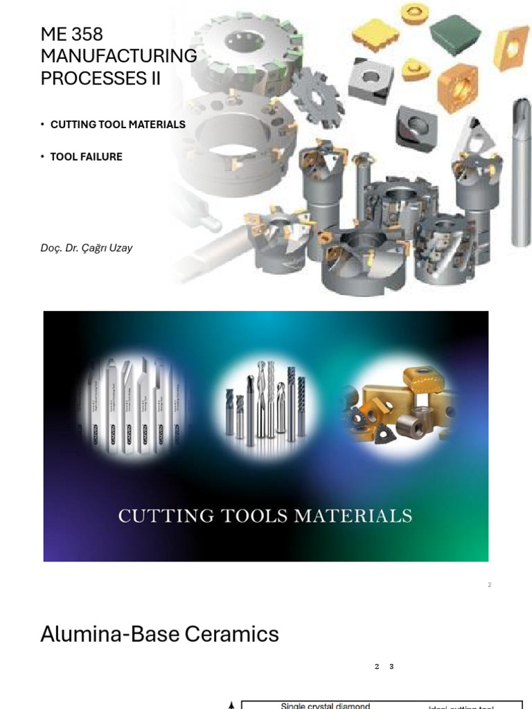 Cutting Tool Materials and Failure Analysis | PDF | Wear | Machining
