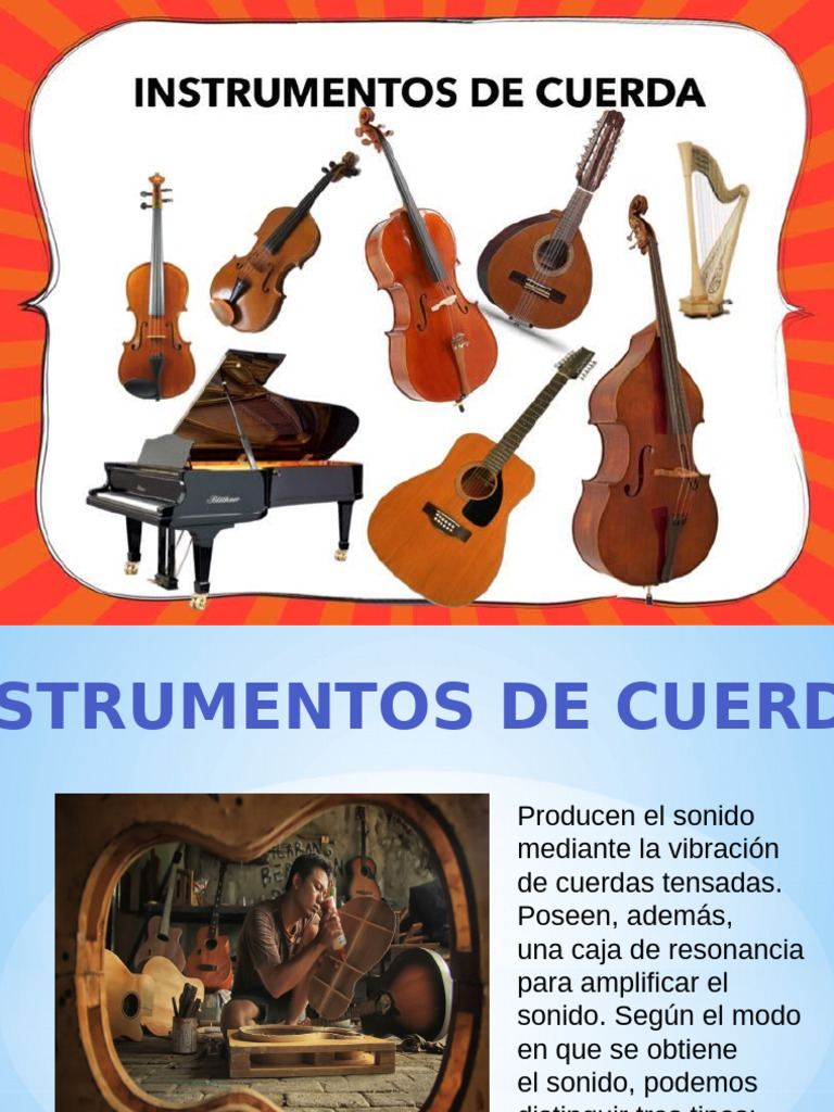 Tipos de Instrumentos de Cuerda | PDF