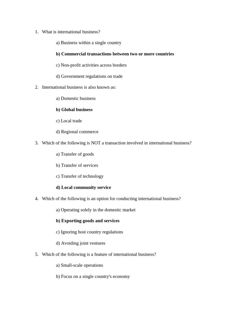 International Business Fundamentals | PDF | Profit (Economics) | Economics