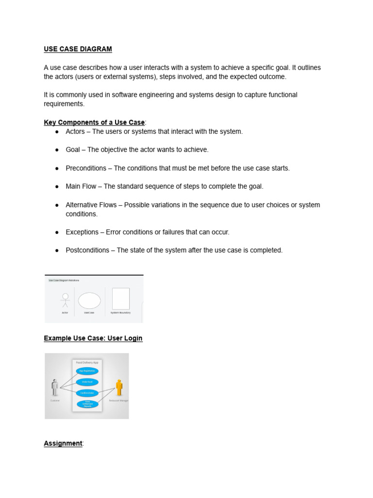 Software Engineering. Usecase | PDF