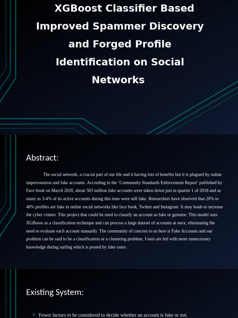 XGBoost Classifier Based Improved Spammer Discovery and Forged-1 | PDF ...