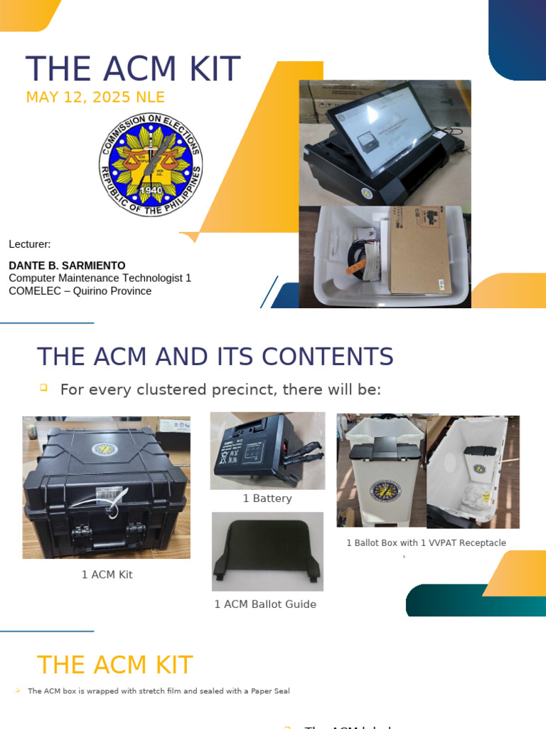 Guide To The ACM Box | PDF | Computer Engineering | Computer Hardware