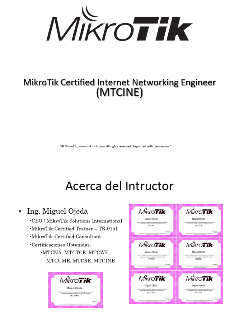 MTCINE v1 | PDF | Redes | Cambio de etiquetas multiprotocolo