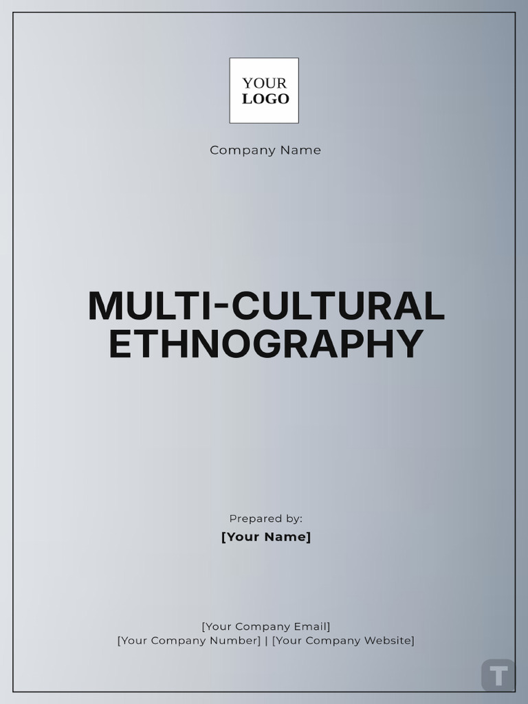Multi-Cultural Ethnography Template | PDF