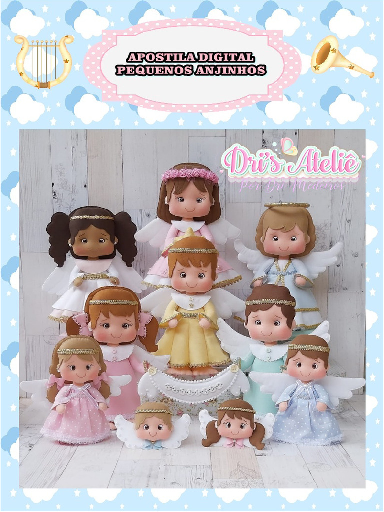 Apostila Digital Pequenos Anjinhos - Dris Ateliê | PDF