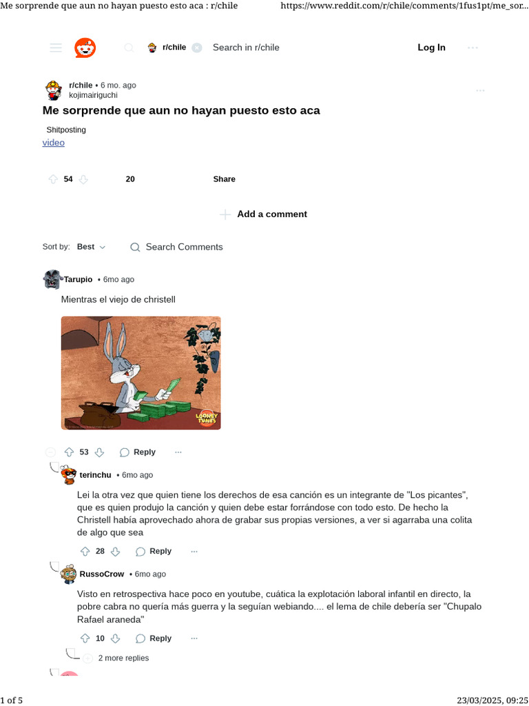 Contenido Viral en Reddit Chile | PDF
