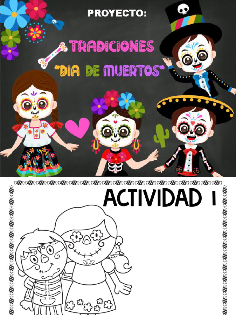 CUADERNILLO DE TRABAJO Tradición Día de Muertos | PDF