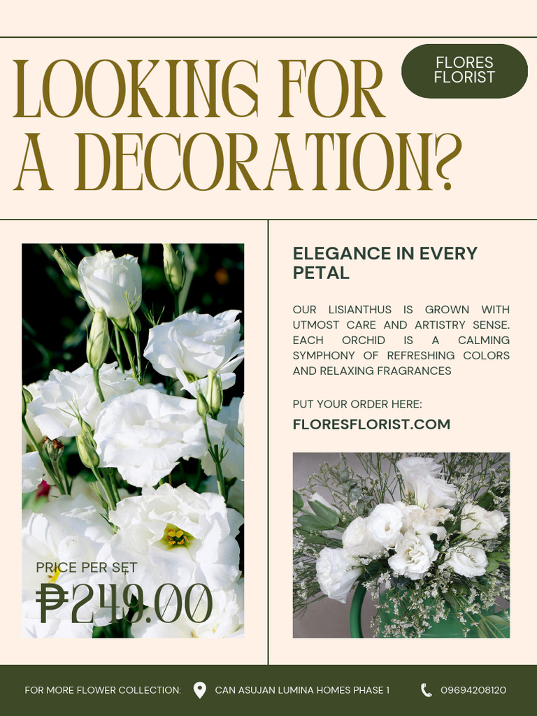 Florist Flyer Example | PDF