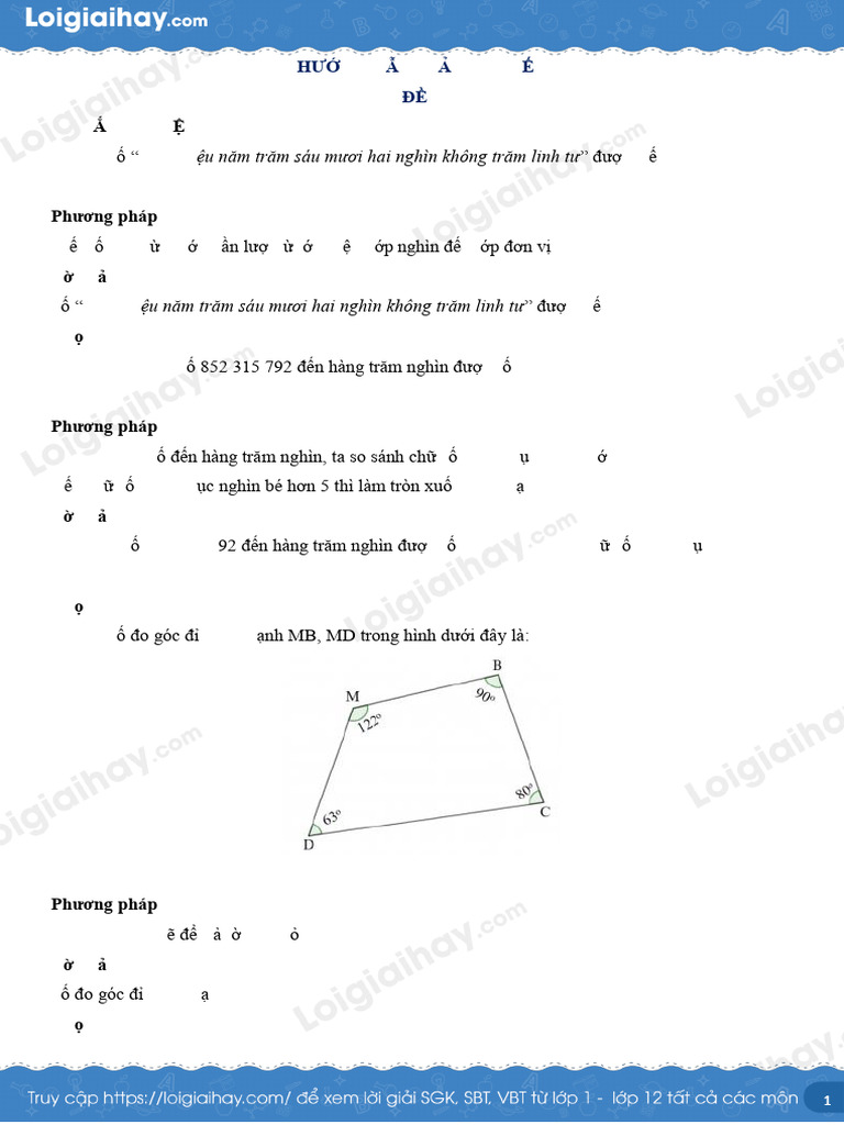 De Kiem Tra Giua Hoc Ki 1 Toan 4 Ket Noi Tri Thuc de So 1 1704679217 | PDF