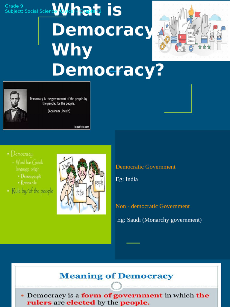 Civics Ch2 Democracy | PDF