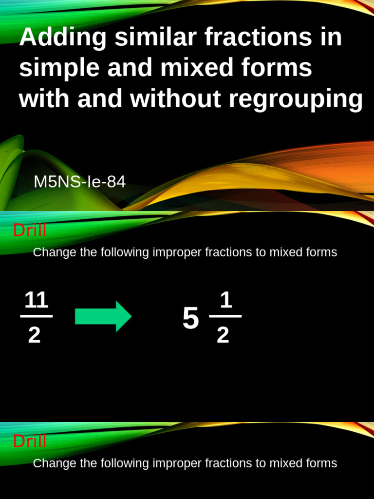 Adding Similar Fractions Guide | PDF | Mathematics